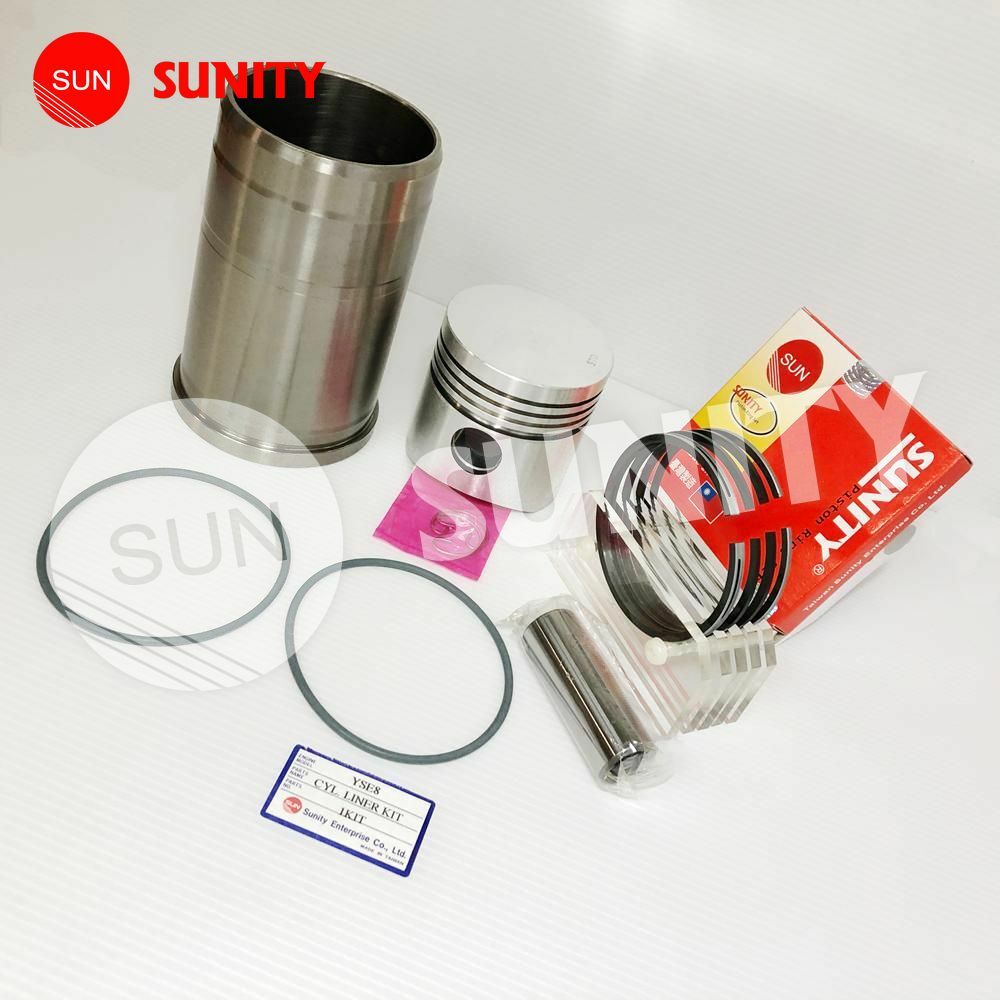 TAIWAN SUNITY - liner kit piston pin clips rings for yanmar YSE8 engine ...