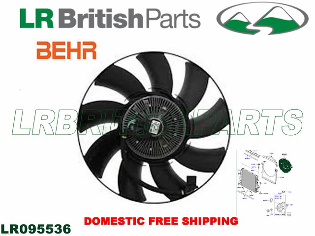 LAND ROVER FAN CLUTCH RANGE ROVER 10-12 13 ON LR4 SPORT 10-13 LR095536 ...