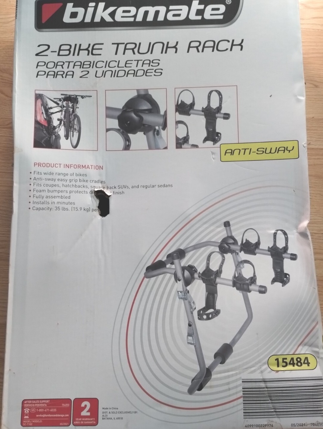 BikeMate 2 Bike trunk bike rack carrier 15484 for sale online | eBay