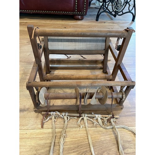 Antique Tabletop Loom 1900's Metal Reed | eBay