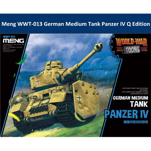 Meng WWT-013 German Medium Tank Panzer IV Q Edition Plastic Assembly ...
