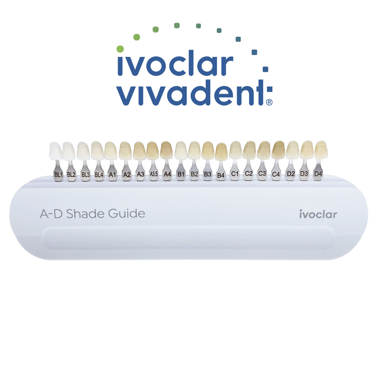Ivoclar Vivadent Dental Bleach Teeth Shade Guide IPS Natural Die ...