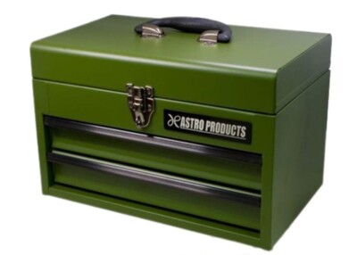 ASTRO PRODUCTS compact tool box moss green limited color Two tiers From ...