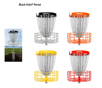 MVP Disc Golf Black Hole Portal Permanent Basket - Choose Color | eBay