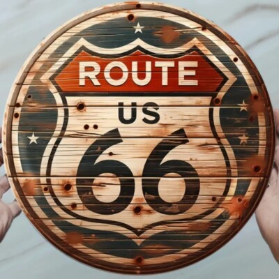 Rt 66 Sign Aluminum Weatherproof Sign Funny | eBay