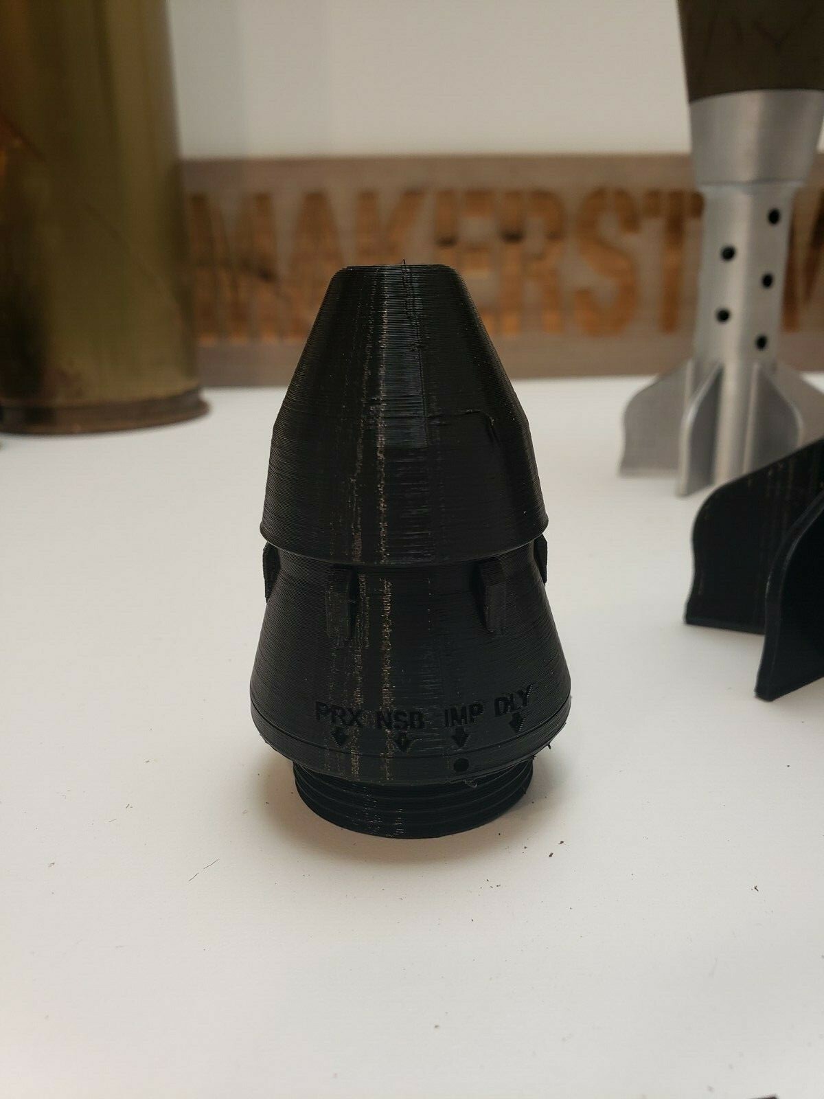 81mm Mortar Body - 3D printed Tail fin and Fuze Replica - Set! | eBay