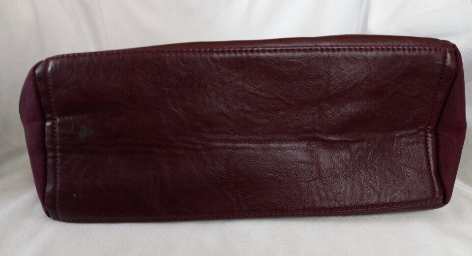 KIPLING Faux Leather & Nylon Trim Plum Messenger Cros… - Gem
