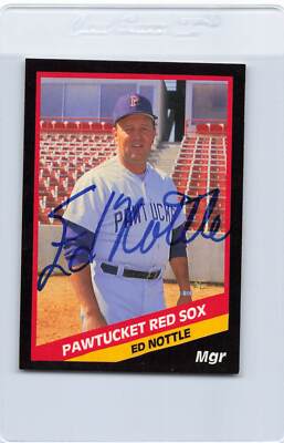 1988 Pawtucket Red Sox CMC #24 Ed Nottle Signed Auto *J6076 | eBay