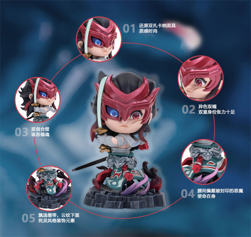 Original League of Legends The Unforgotten Yone PVC Collectibles Figure ...