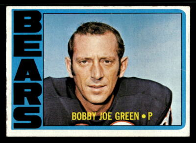 1972 Topps - Bobby Joe Green - #11 Chicago Bears GD/GD+ | eBay