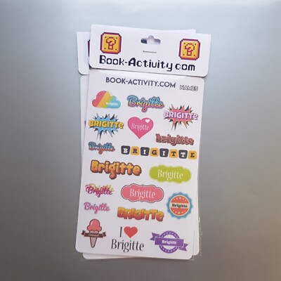 Stickers personnalisés Brigitte | eBay