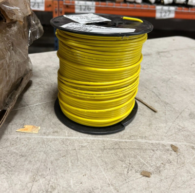 Kris Tech #14 AWG Solid Tracer Wire PE-45 Yellow 500ft | eBay