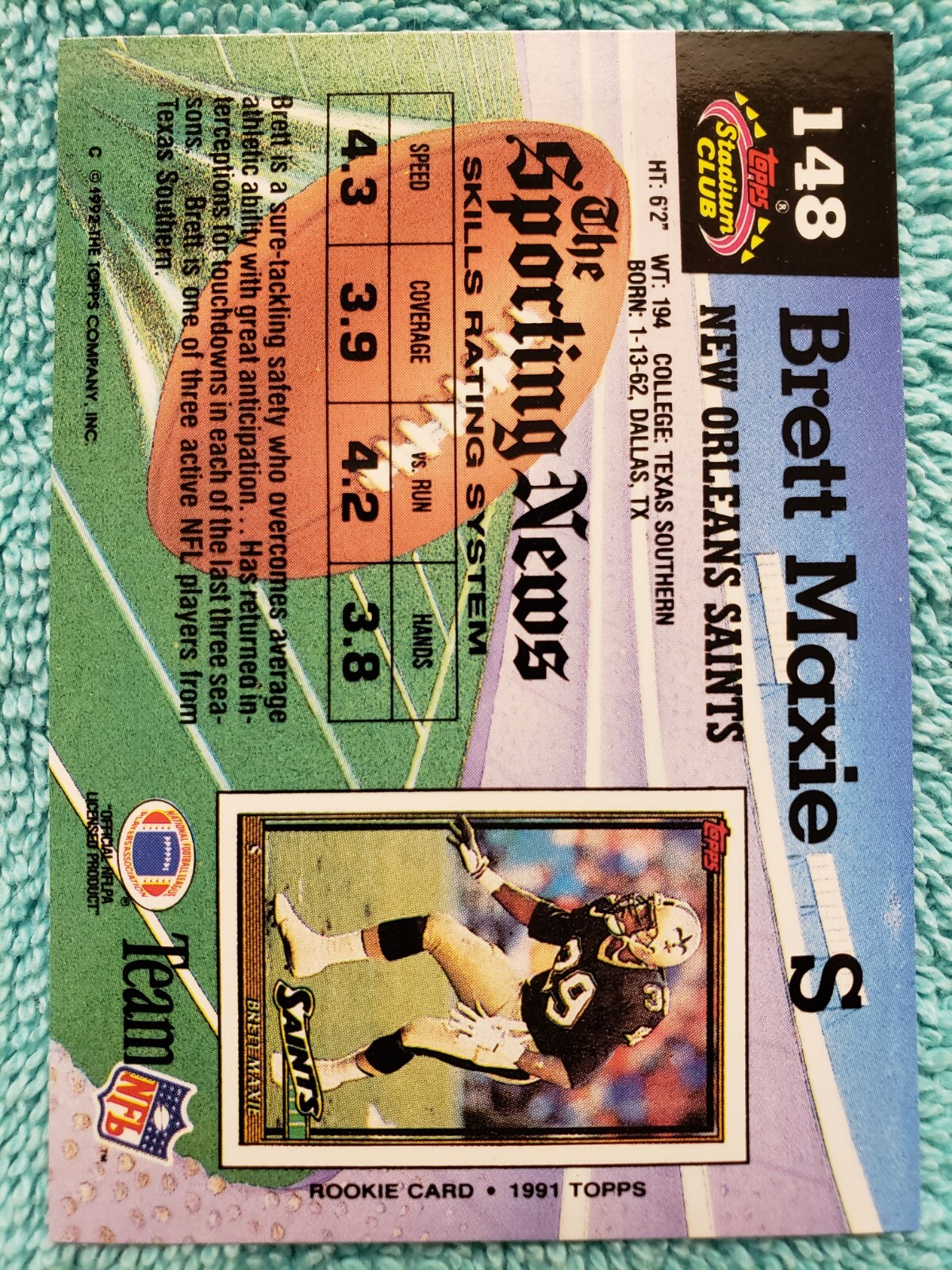 1992 Topps Stadium Club - #148 Brett Maxie for sale online | eBay