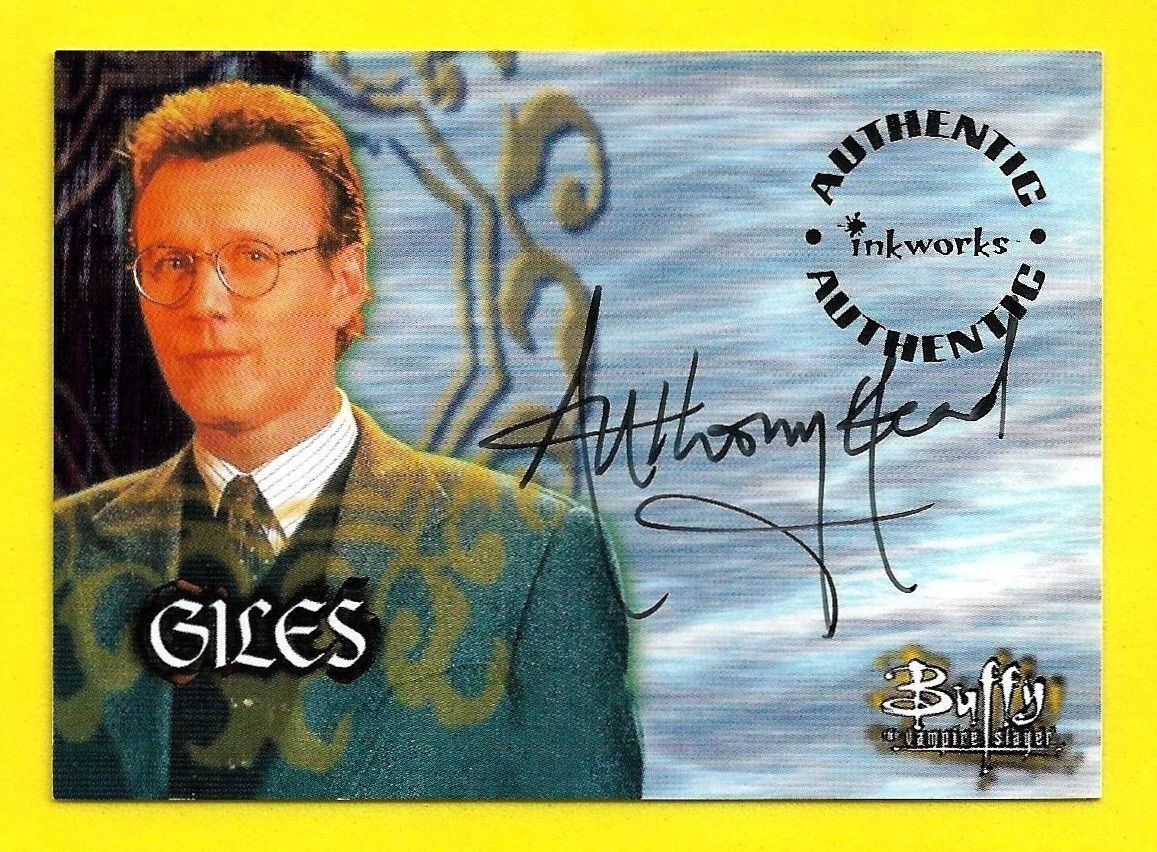 1999 Buffy The Vampire Slayer Season 2 Autograph A6 Anthony Stewart Head /Giles | eBay