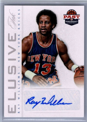 2012-13 Panini Past & Present Ray Williams Elusive Ink #9 Auto Knicks ...