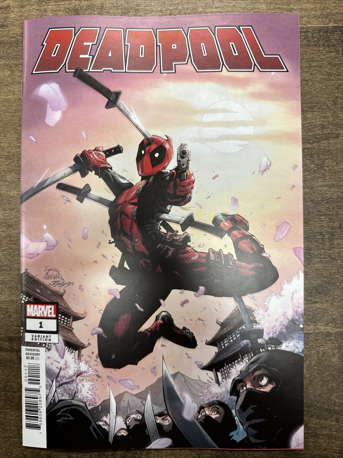 Deadpool #1 (Marvel, 2024) 1:25 Incentive 1st Death Grip Ryan Stegman ...