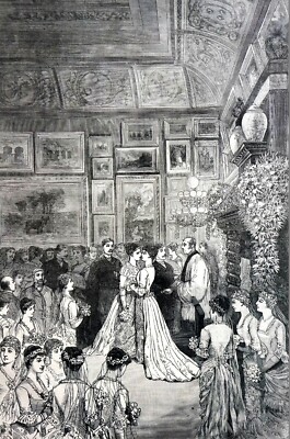 Caroline Schermerhorn Astor BRIDE Marriage 1884 MARSHALL ORME WILSON ...