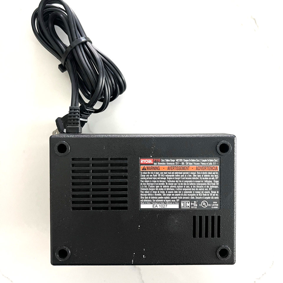 Ryobi 18V P236A drill, P102 18V battery, P110 class 2 battery charger ...