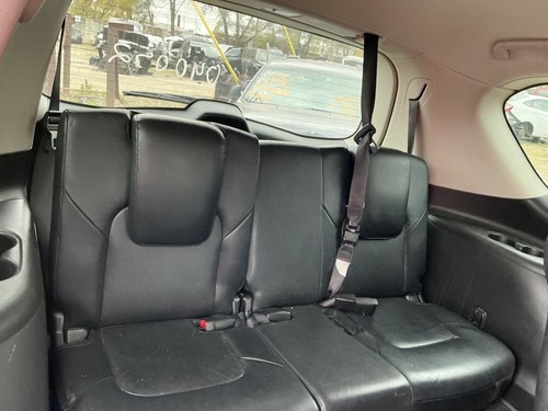 Third Row Rear Seat 60/40 Bench Black Leather Fits 2017 INFINITI QX80 ...