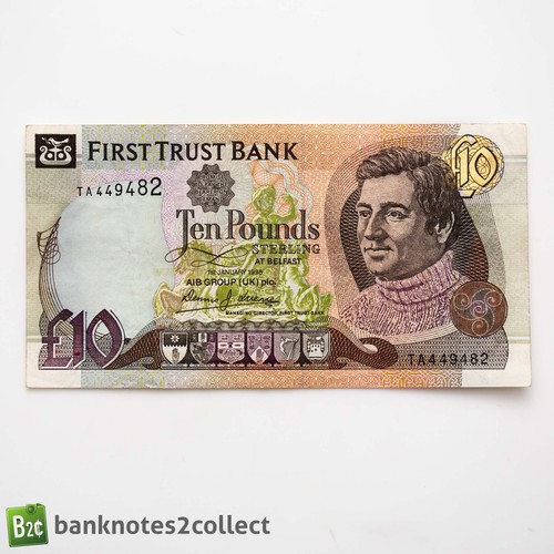 NORTHERN IRELAND: 1 x 10 Pound First Trust Bank Banknote. | eBay