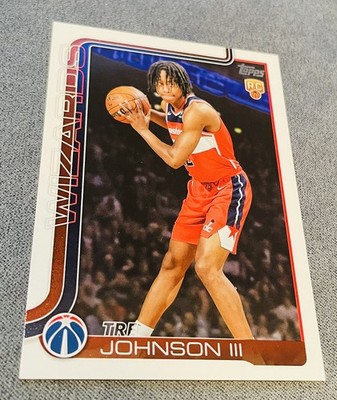 Tre Johnson III Rookie 2025/26 Topps NBA Basketball Flagship Card #206 ...