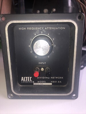 Altec Lansing N801-8A Single Crossover / Dividing Network for VOTT ...