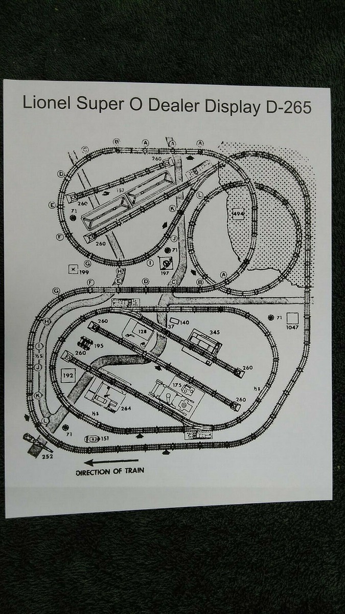 O Gauge Track Plans 8x8