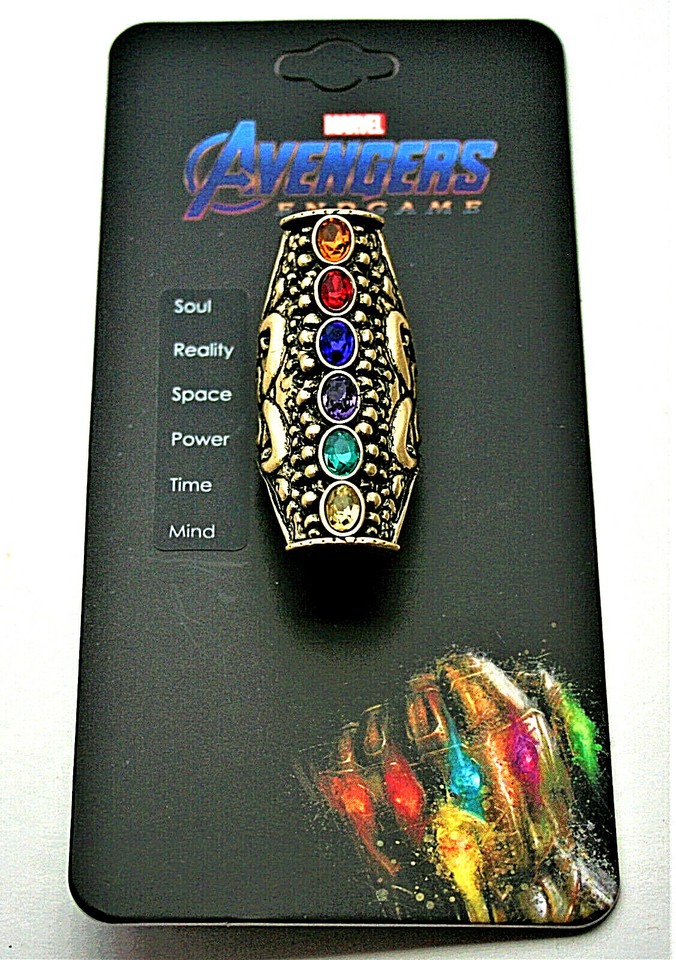 Ornate Marvel Avengers End Game Thanos Infinity Stones Ring New NOS ...