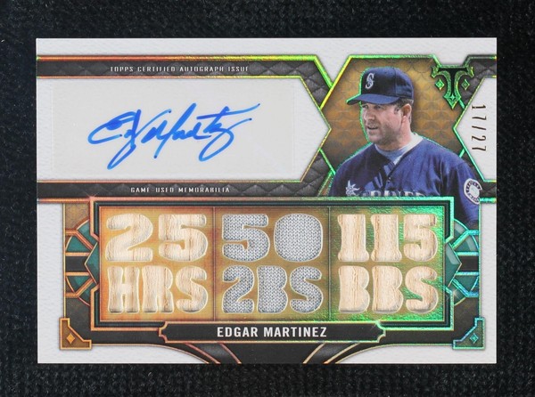 2022 Topps Triple Threads - Triple Threads Autograph Relics #TTAR-EM2 ...