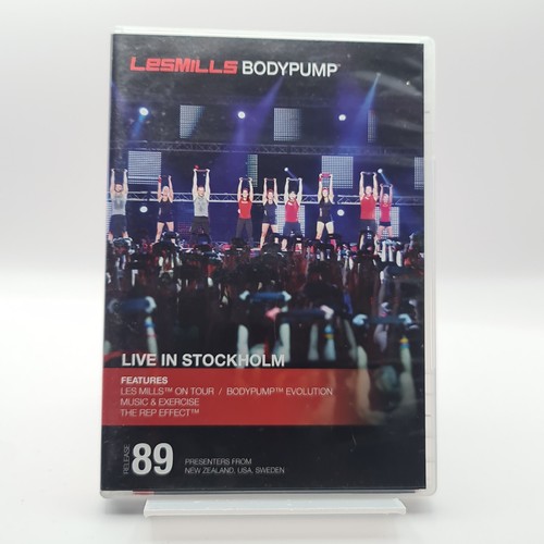 LES MILLS BODY PUMP 89 - DVD + CD + BOOKLET SET - WORKOUT FITNESS ...