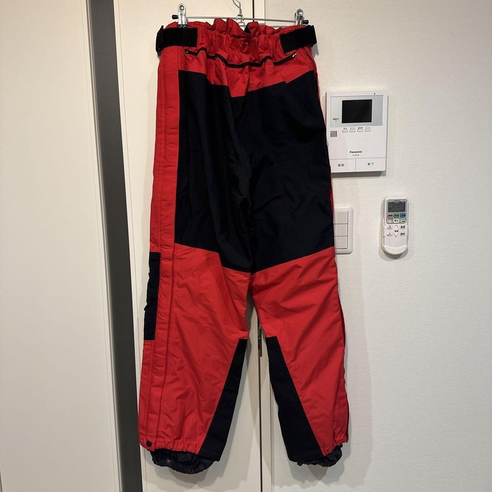 Vintage North Face Snowboard Wear Red Screen Print Logo Gore Tex Size M ...