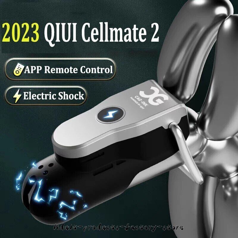 Cellmat 2 Remote Control Electri Cage Male Chastity Ring Cb Lock ...