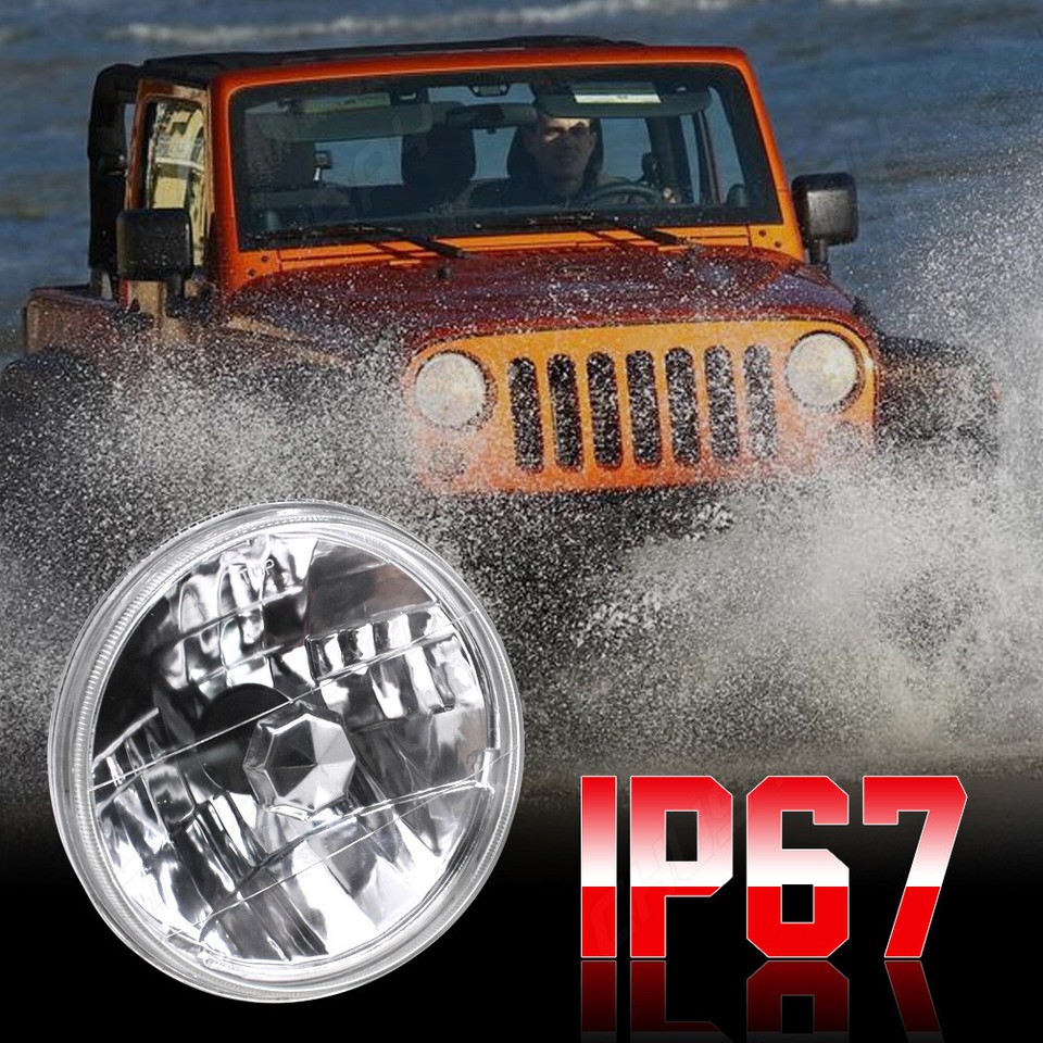 2pc 7"Round LED Hi/LO Headlight For 1973-1979 Oldsmobile Omega 3.8L 4 ...