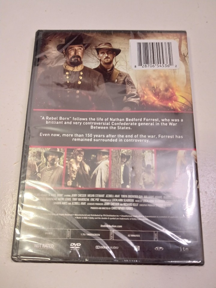 A Rebel Born DVD True Story Of The Most Infamous Confederate General ...
