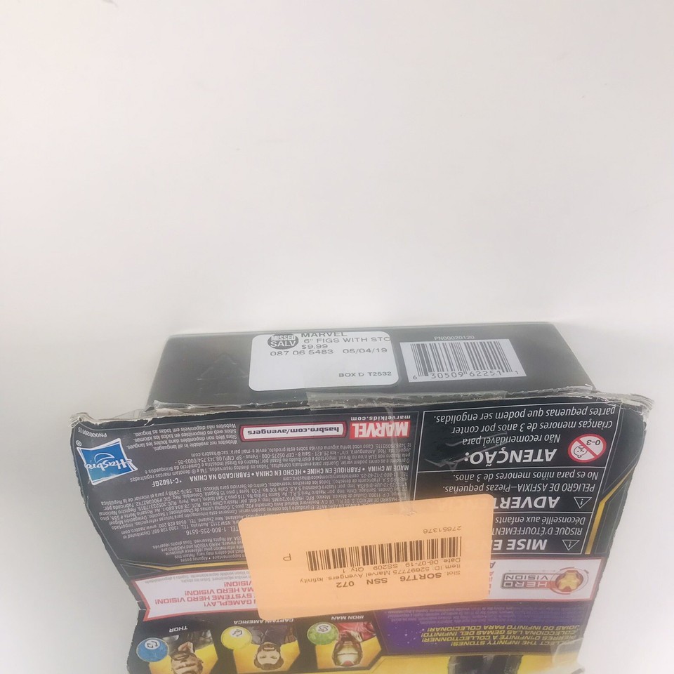 Marvel Avengers Infinity War Black Widow Purple Infinity Stone Opened ...