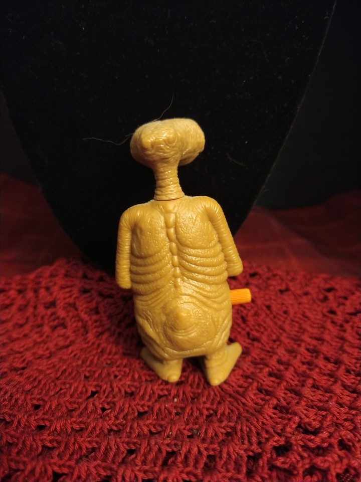 Vintage E.T. with Flowers Wind Up Walkabout Toy! Works! 1982! | eBay