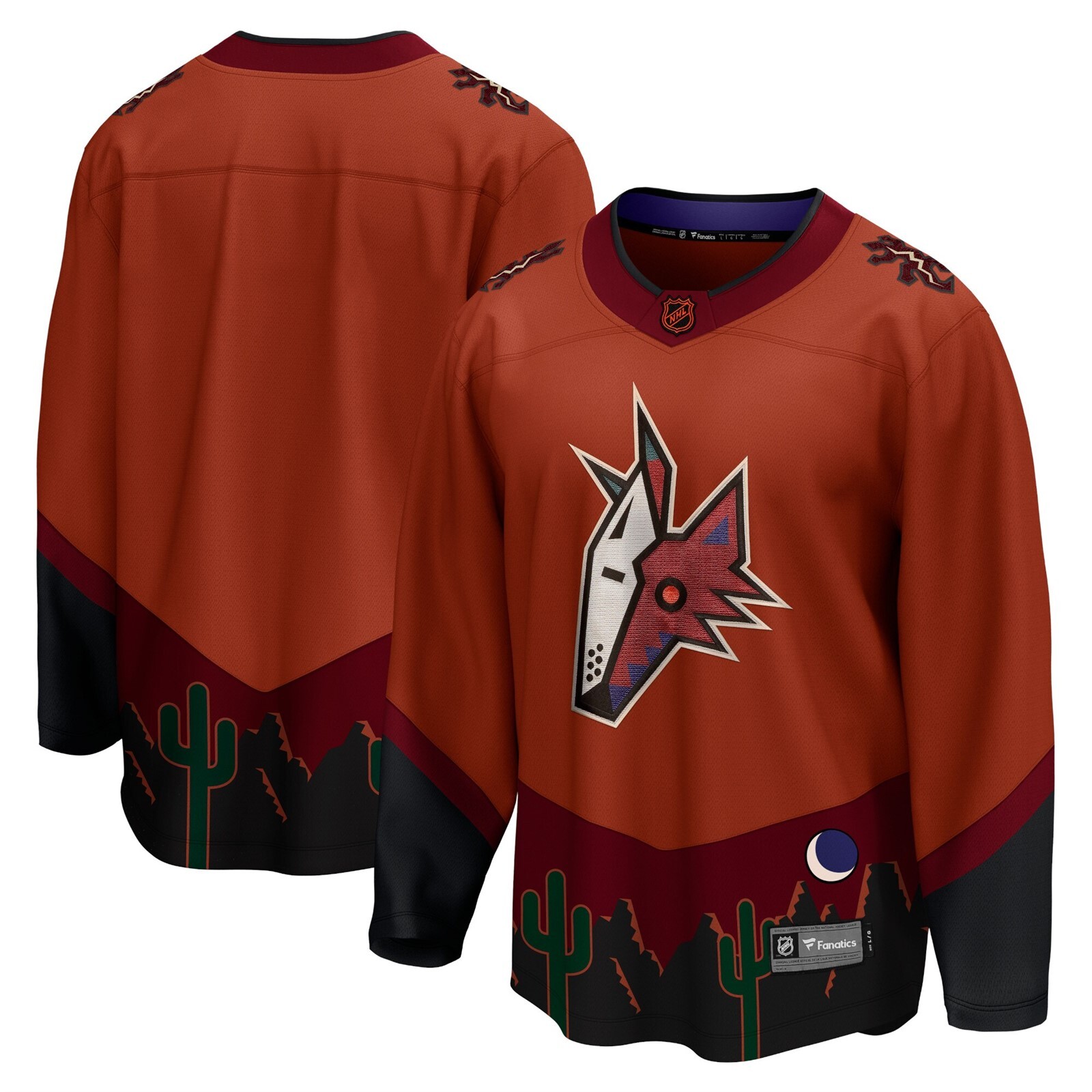 Official Arizona Coyotes Special Premier Breakaway Reverse Retro Jersey ...