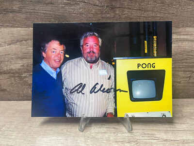 Al Alcorn Pong Inventor Atari Video Game Hand Signed 4x6 Photo TC46 ...
