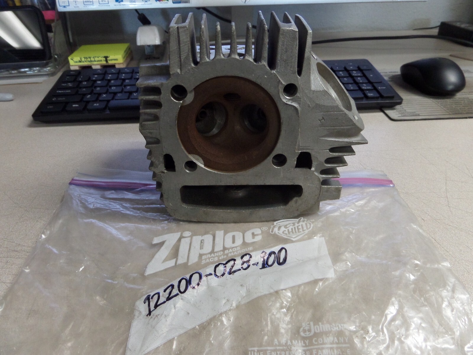 1965-1967 Honda CL90 CM91 CT90 NOS OEM Cylinder Head | 12200028100 | 4 ...