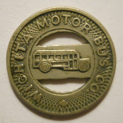 Wichita Motor Bus Company (Kansas) transit token - KS970C | eBay