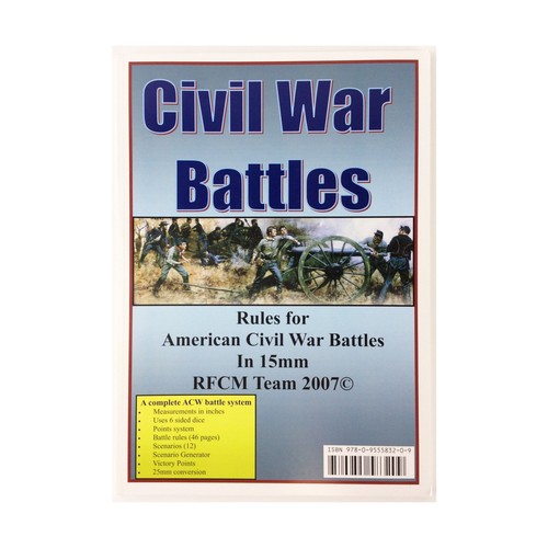 Rules for the Common Man Historical Mini Rules Civil War Battles VG+ | eBay