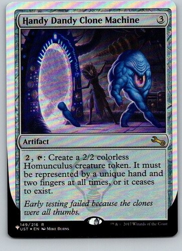 Handy Dandy Clone Machine – The List Unfinity Foil Edition – #57 – Foil ...