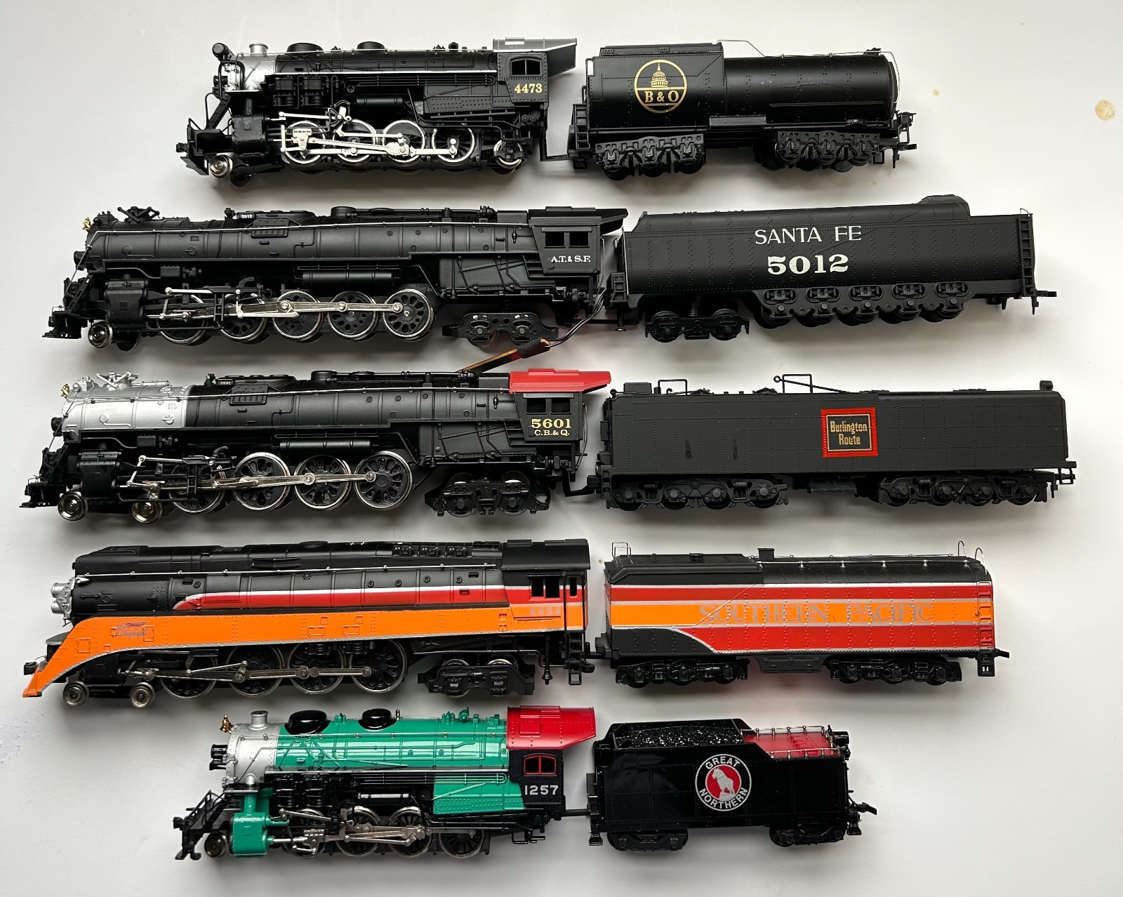 HO 4 Bachmann Steam Locomotives + 1 Lionel locomotive Bundle | eBay