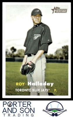 Roy Halladay 2006 Topps Heritage #416 Toronto Blue Jays Baseball Card ...