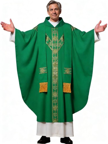 FAD-4U Church Catholic Priest Chasubles Vestments for Church Mass ...