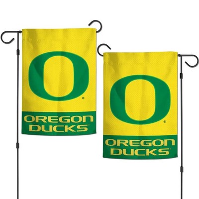 OREGON DUCKS 2 SIDED EMBROIDERED APPLIQUE GARDEN FLAG 12.5"X18" NCAA | eBay
