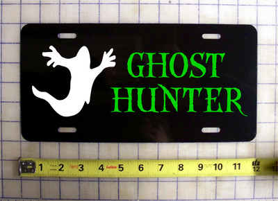 GHOST HUNTER LICENSE PLATE / CAR TAG #2 | eBay
