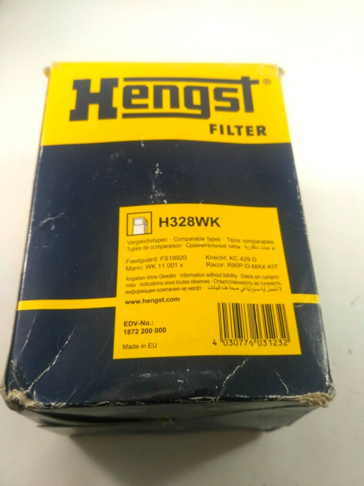 VOLVO 21380488 - Fuel filter cross reference