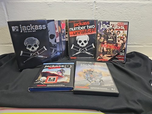 Jackass DVD Lot - Jackass Box Set, Jackass The Movie, Number Two, 2.5 ...