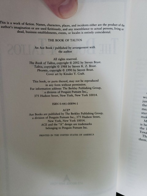 - The Book of Taltos by Steven Brust for sale online | eBay